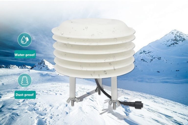 Solar Radiation Shield Outdoor Weather Station RS485 MODBUS